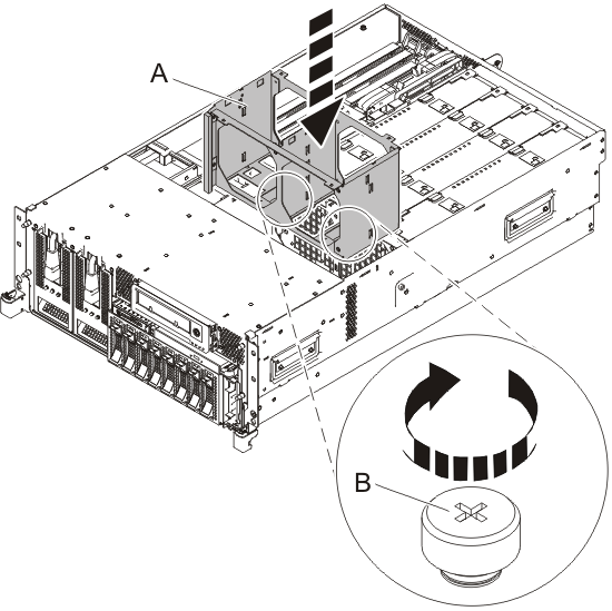 Installing a SAS or SATA media device in 8233-E8B or 8236-E8C