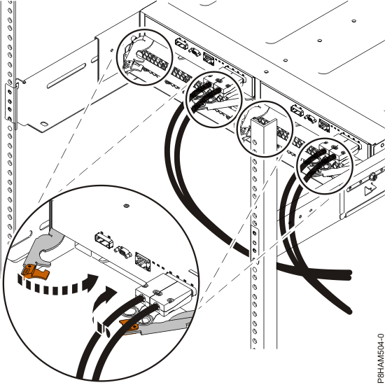 Removing the shipping bracket on a preinstalled enclosure