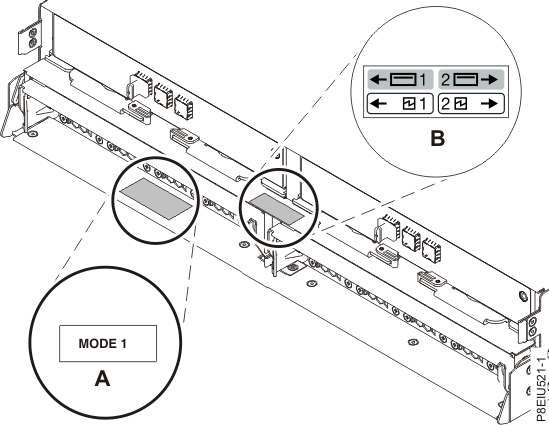 Connecting the 5147-024, ESLL, or ESLS storage enclosure to your system