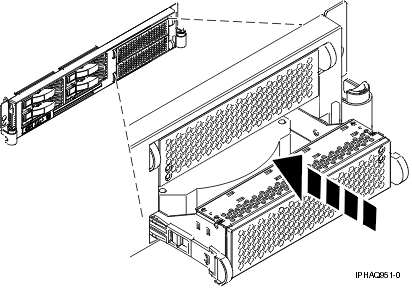 Replace a model 51x or OpenPower 710 system unit fan