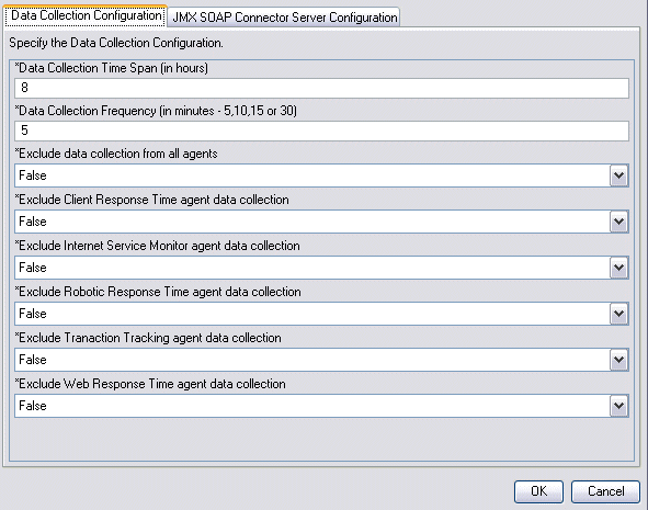 Configuring Application Management Console from the GUI (UNIX and Linux)