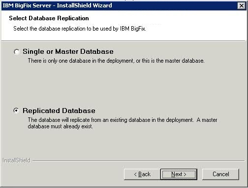 Installing a server with remote database SQL authentication