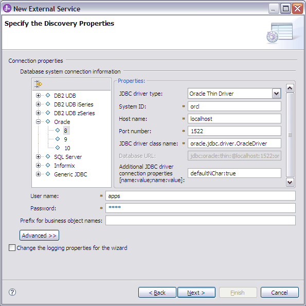 Solutions to common problems, IBM WebSphere Adapter for JDBC