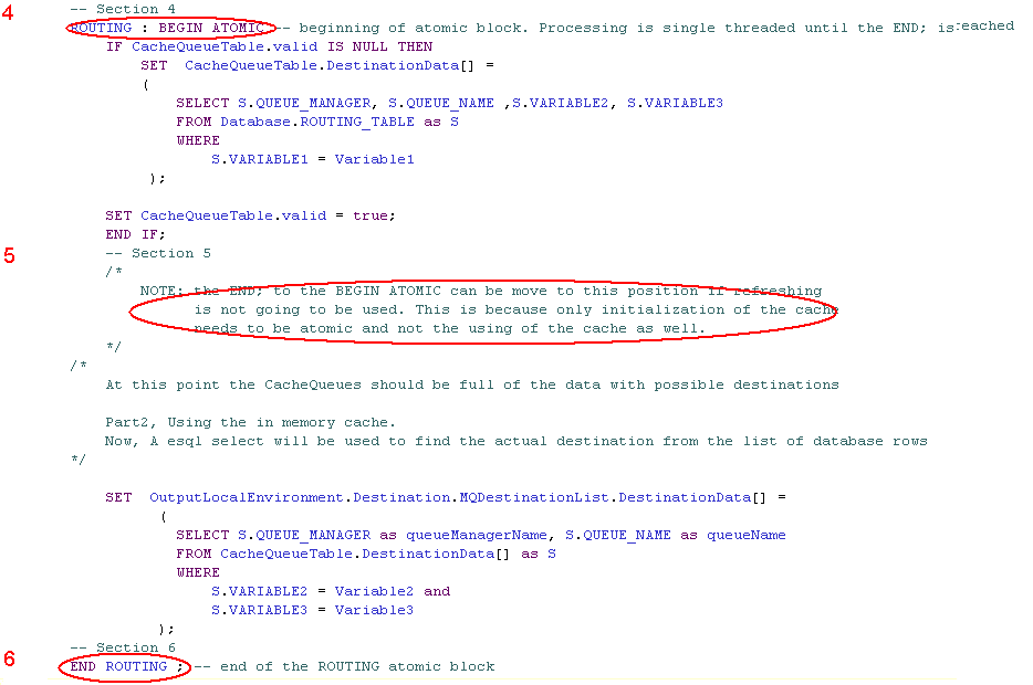 Extending the Message Routing sample using a database
