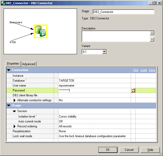 Example: Applying change data by using a CDC Transaction stage