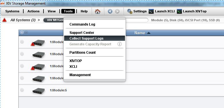 IBM Spectrum Accelerate – Version 11.5.3 – Collecting support logs