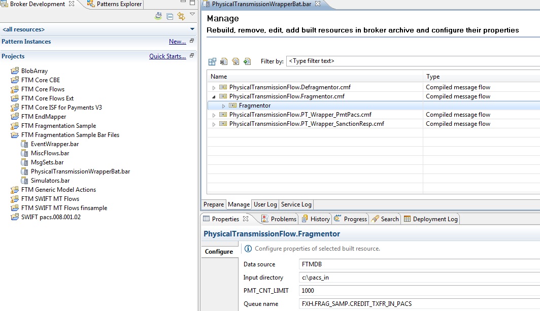 Using the Fragmentation sample application