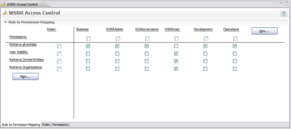 Mapping roles to permissions Mapping roles to permissions