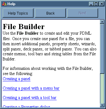 Example: Creating the Help Document