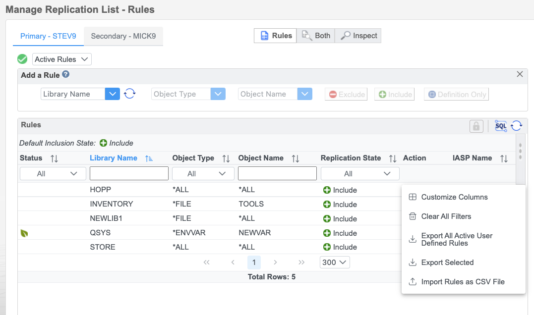 Introduction to the Db2 Mirror GUI