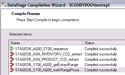 SQL Replication - Lesson 3.1: Compiling and running the DataStage jobs