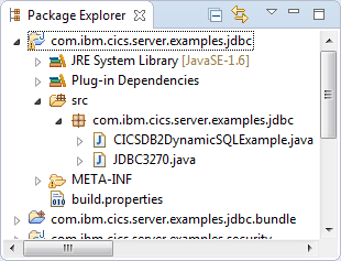 Creating the JCICS examples