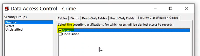 Ibm I2 Ibase 900 Creating A Record With Classifications That The User Is Not Part Of Can