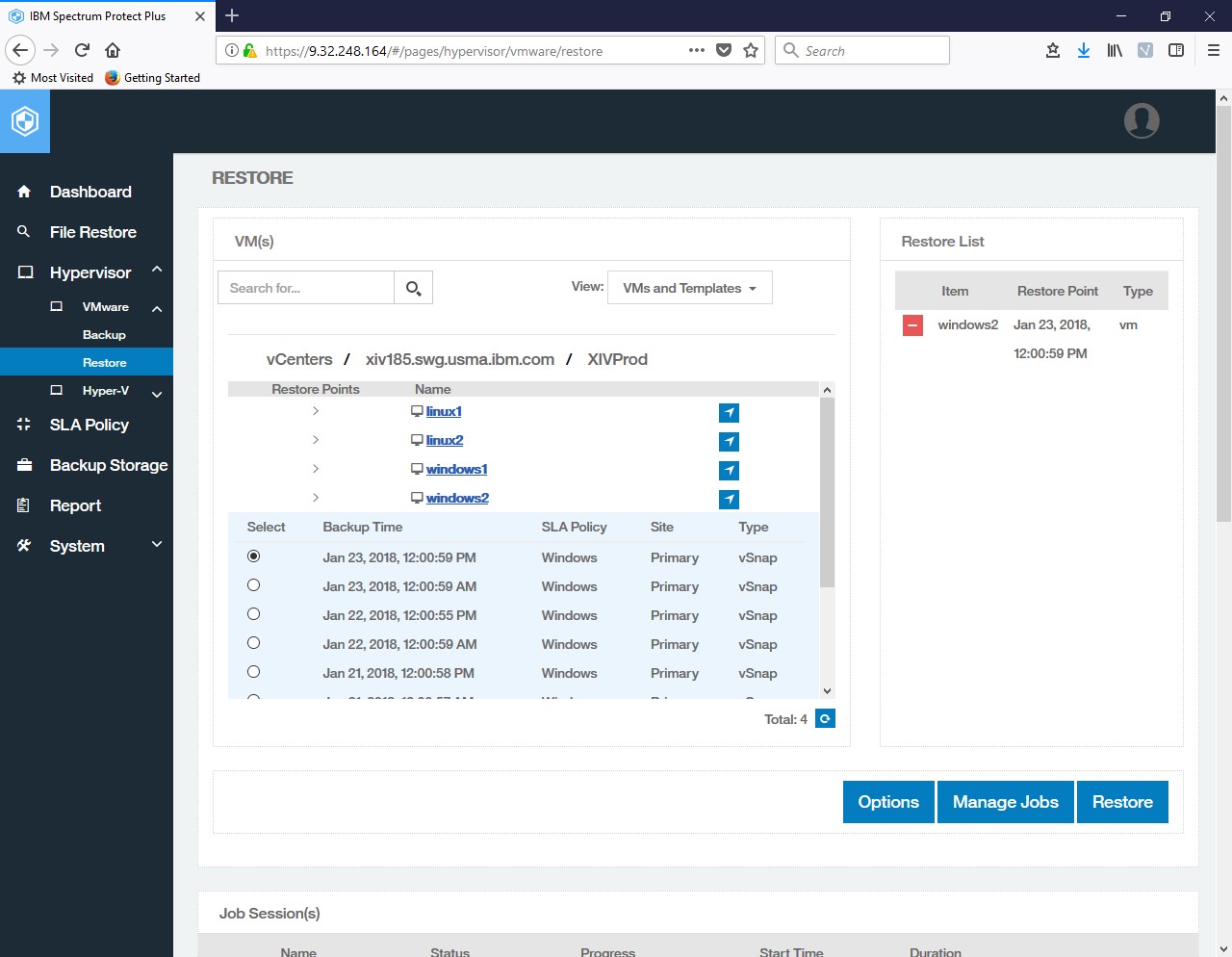 Restore your data with IBM Spectrum Protect Plus Restore your data with IBM Spectrum Protect Plus