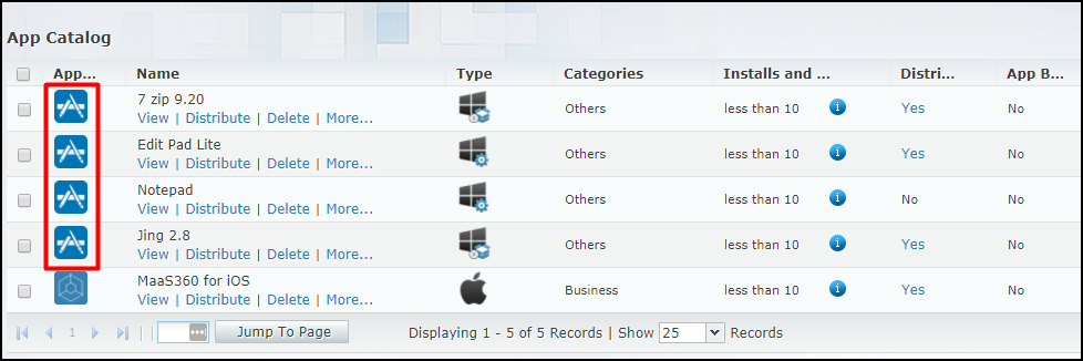 Windows 10 App Catalog