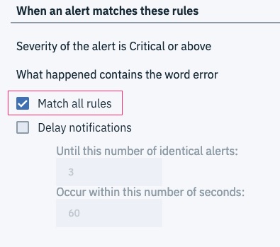 Defining Alert Notification Rules