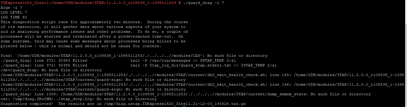 IBM Security Guardium: Recolectar un archivo de diagnósticos de S-TAP ...