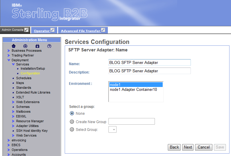 Setting up a SFTP Server Adapter - As easy as 1 - 2 - 3