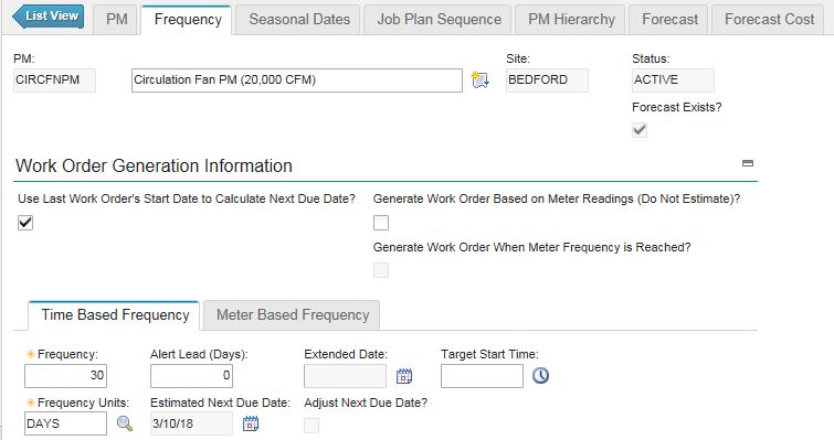 From the Maximo Support Desk - Functionality of PM Work Order ...