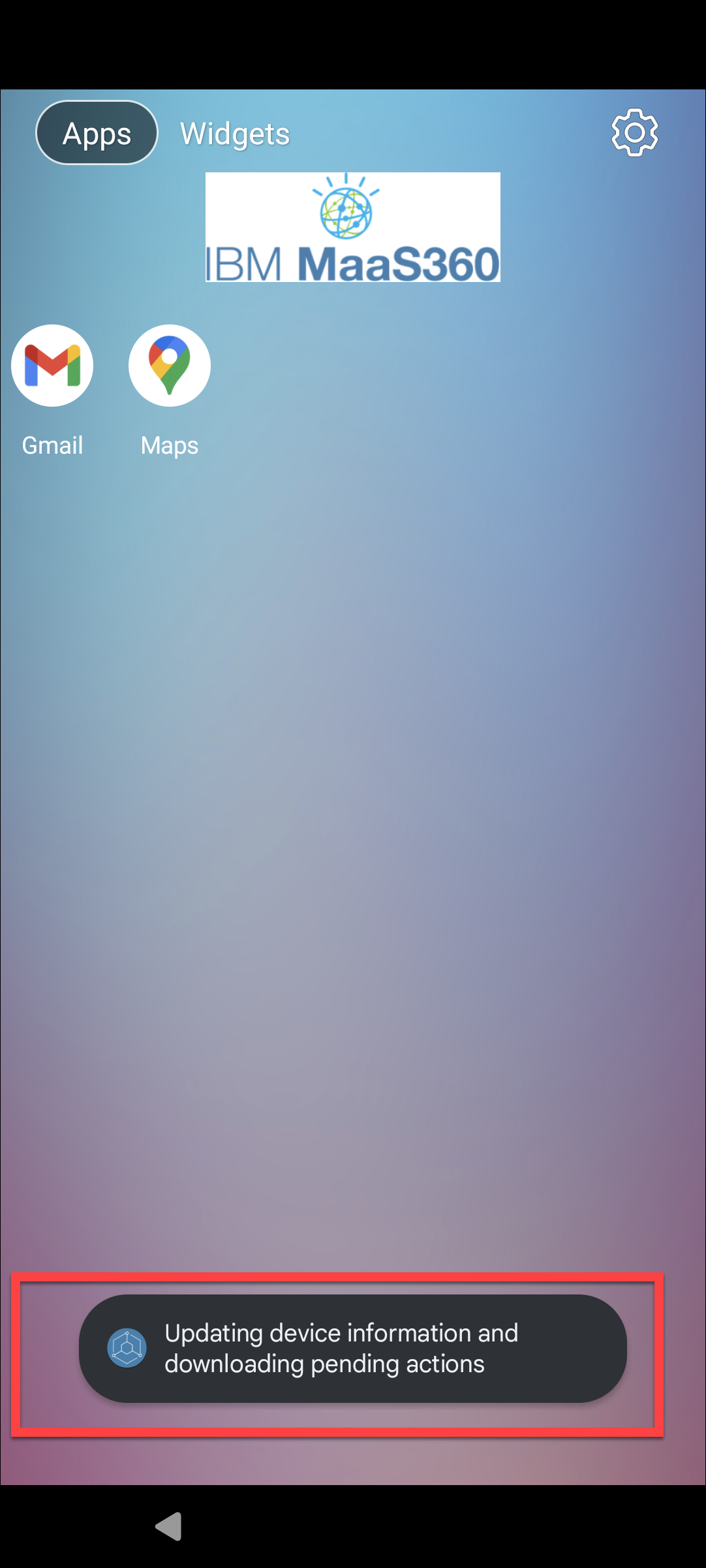 Support to update device data from Kiosk Launcher settings
