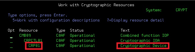 How to Configure a Cryptographic Coprocessor Card w/o the Graphical ...