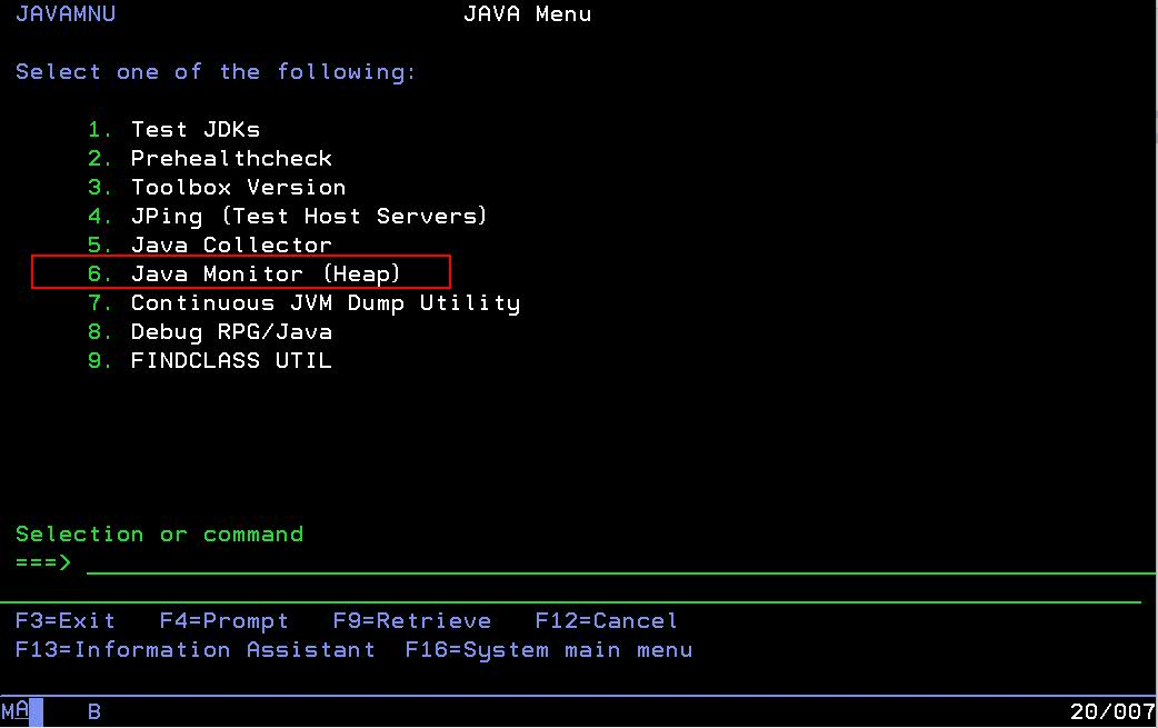 QMGTOOLS: Java Monitor Utility (JVMMON) for IBM i