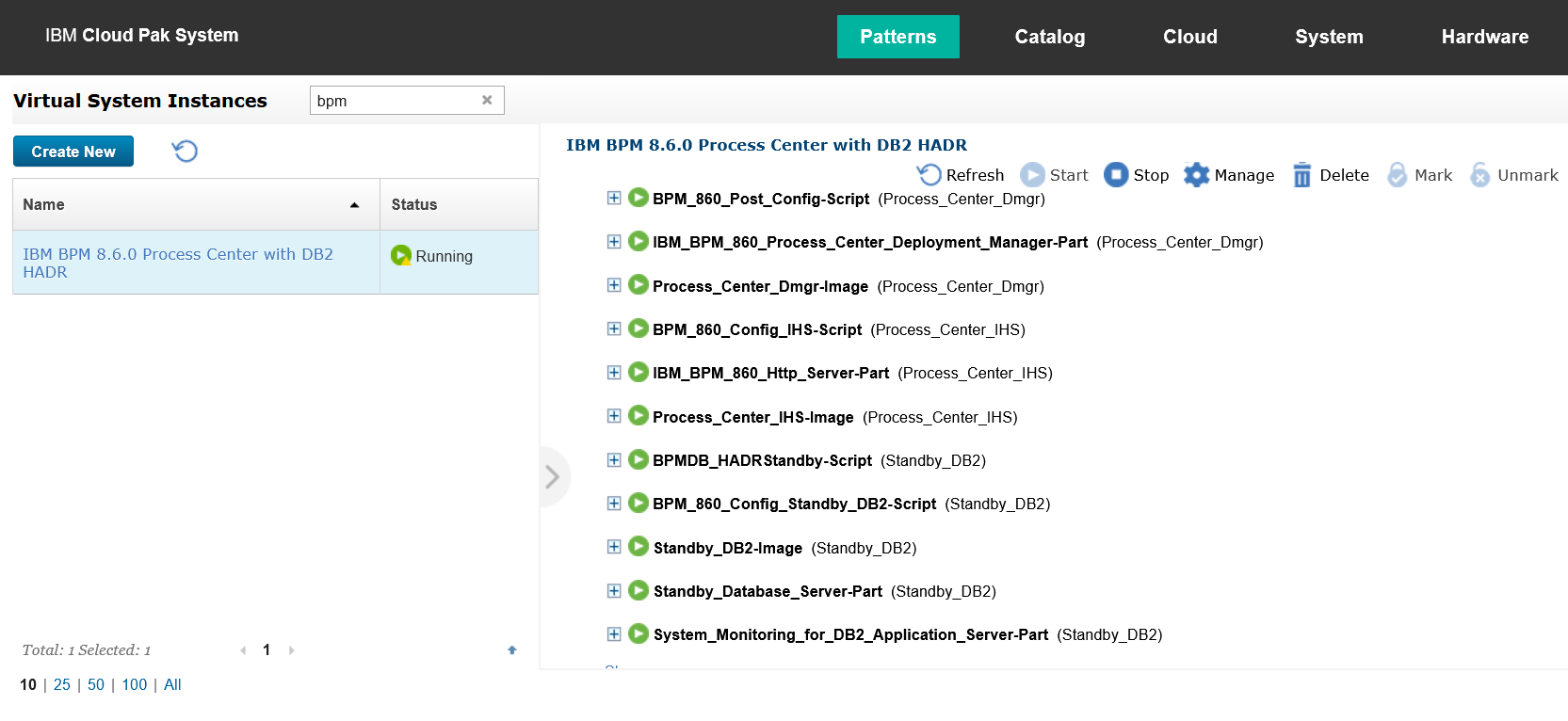 IBM BPM V8.6 Pattern type update V1.0.0.2