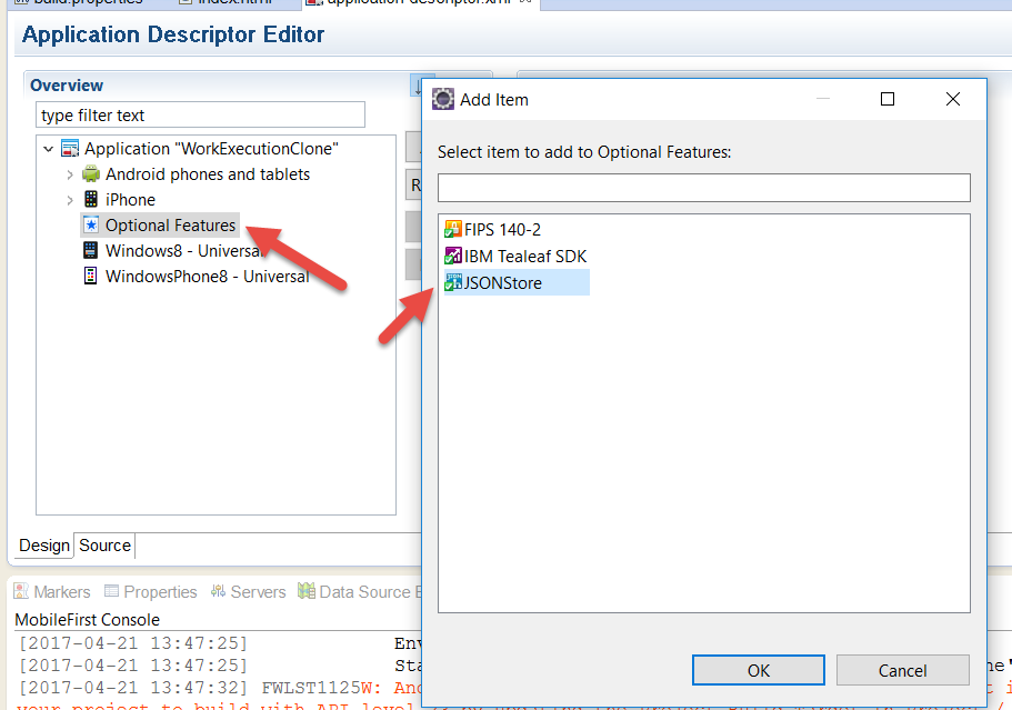 Cloning a Maximo Anywhere 7.6.1 application.