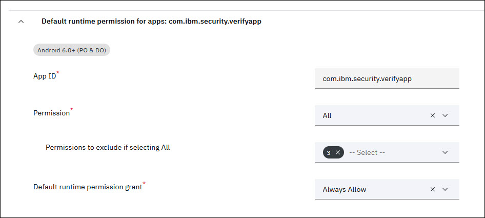 Enhancements to Android Enterprise runtime permissions