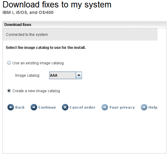 Download Director Option for Fix Central: Completing Your Order
