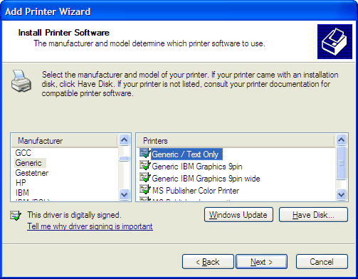 Configuring a PC5250 Printer Session for a Label, Barcode or Receipt ...