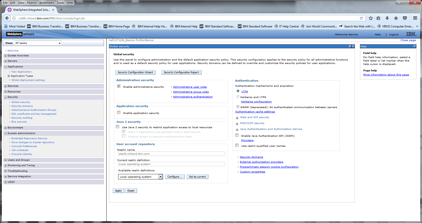 How do I enable WebSphere Application Server Administrative Security on ... How do I enable WebSphere Application Server Administrative Security on ...