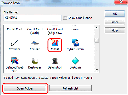 Custom Icons & Shading for Analyst's Notebook and iBase
